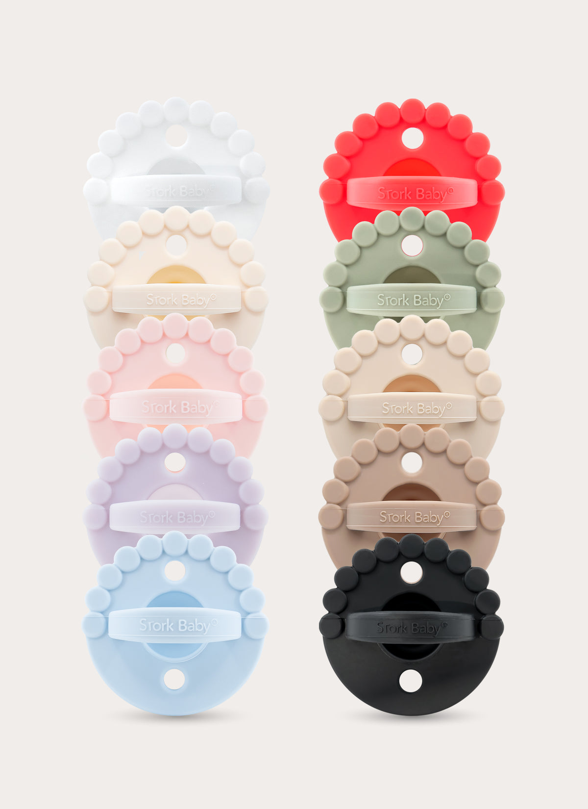 2 IN 1 BLOOM CHEWY PACIFIER + TEETHER (PACK OF 10) | StorkBaby UK